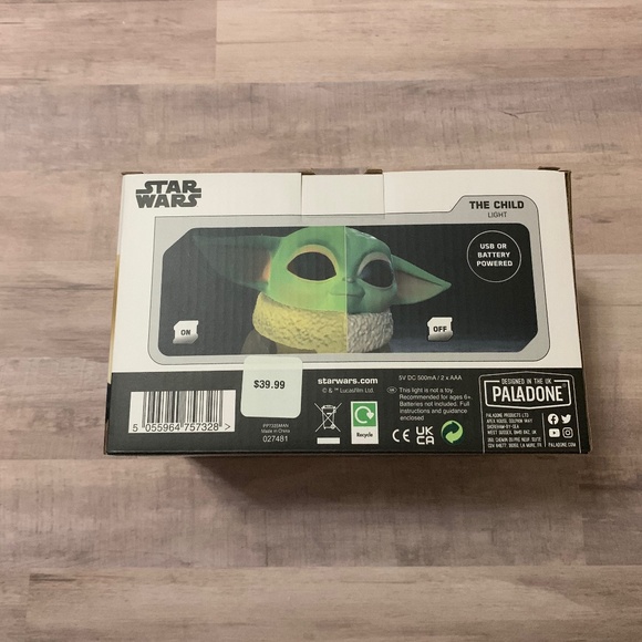 Star Wars | Accents | Star Wars The Mandalorian Baby Yoda Grogu Light ...